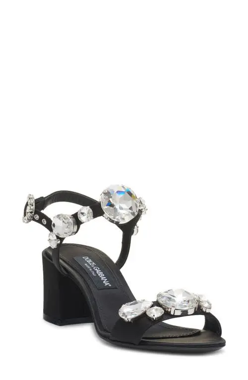 Dolce & Gabbana Crystal Embellished Sandals