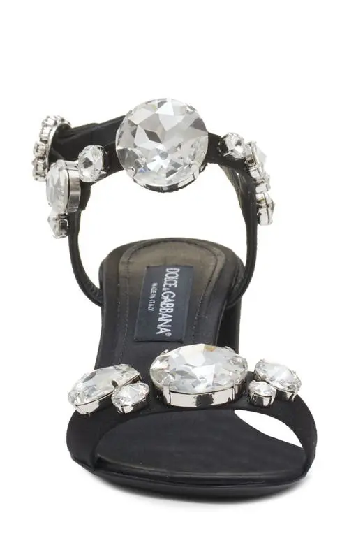 Dolce & Gabbana Crystal Embellished Sandals