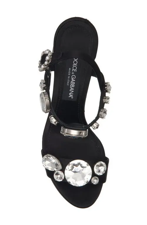 Dolce & Gabbana Crystal Embellished Sandals