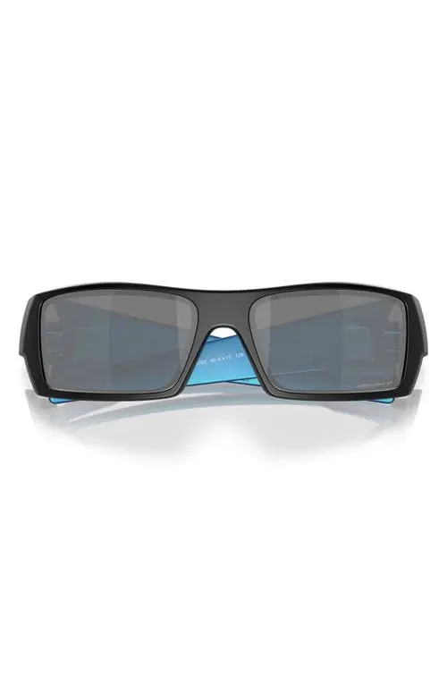 Oakley Gascan 60mm Polarized Rectangle Sunglasses - Matte Black