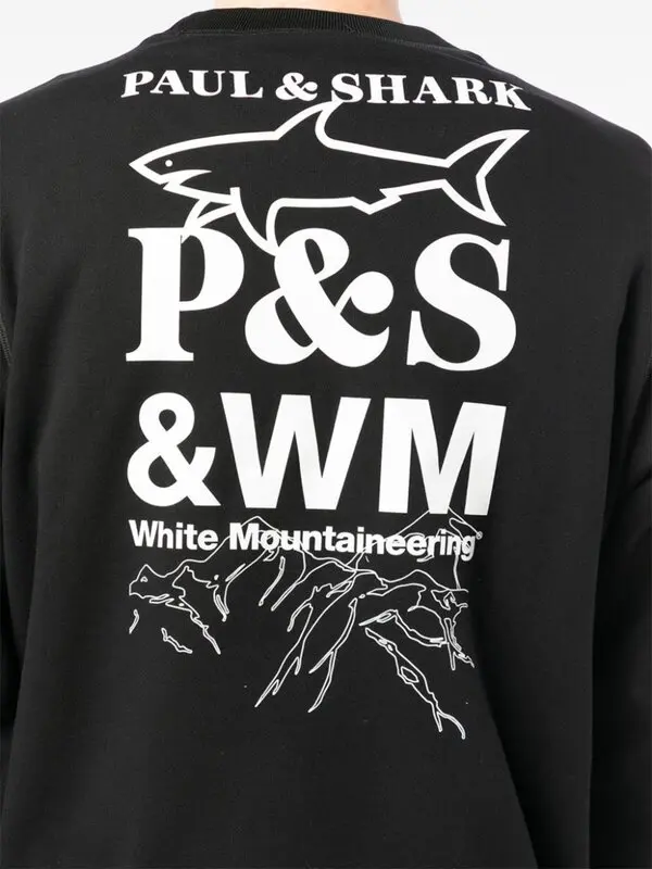 WHITE MOUNTAINEERING X Paul & Shark Logo-print Sweatshirt