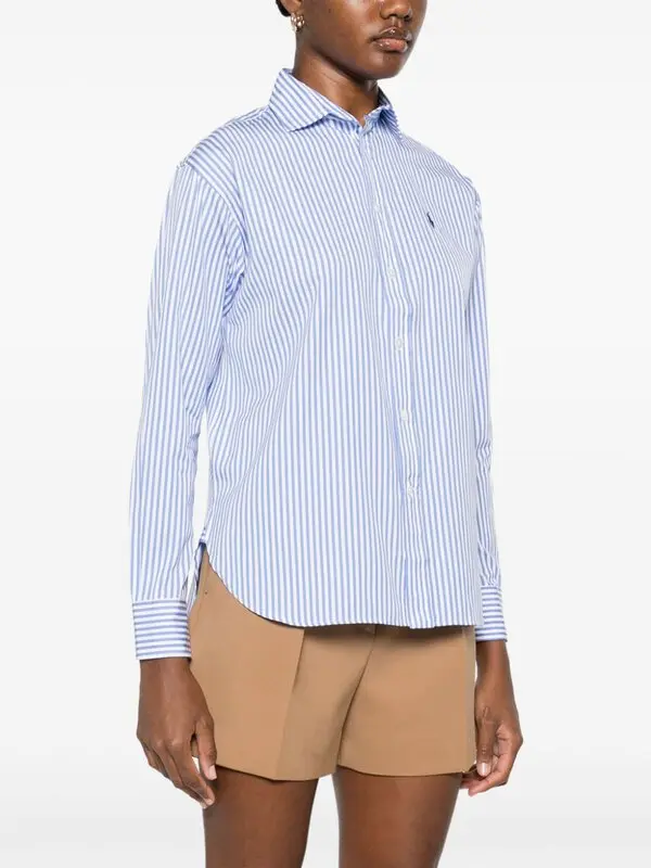 Polo Ralph Lauren Striped Button-down Shirt - Blue
