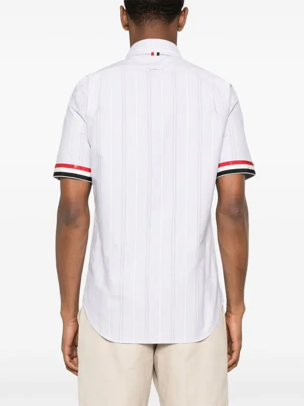 Thom Browne Rwb-edge Striped Shirt