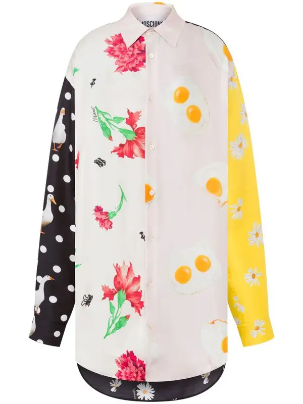 Moschino Mix-print Shirt