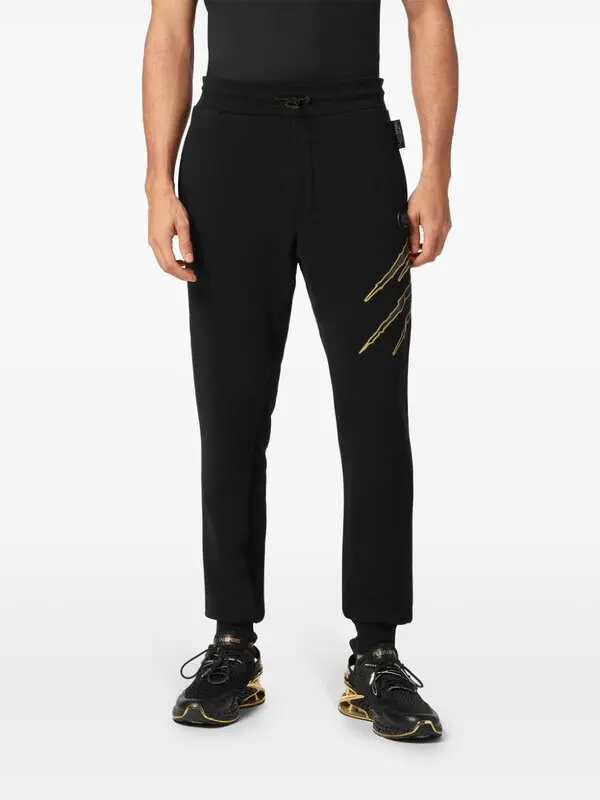PLEIN SPORT Scratch-print Track Pants