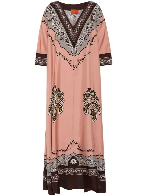 La DoubleJ Muumuu Maxi Dress - Pink