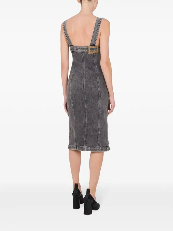 Moschino Denim Midi Dress - Grey