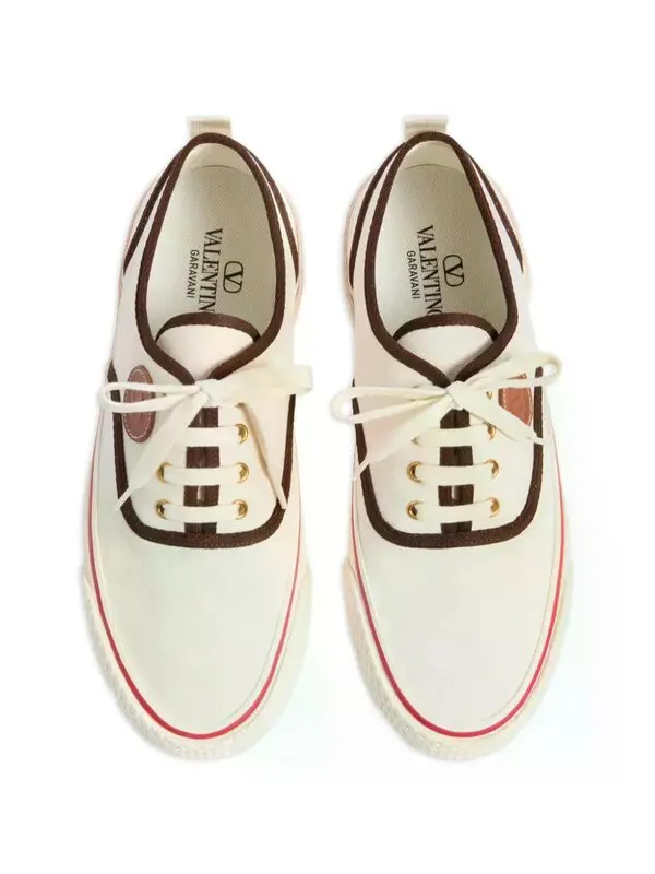 Valentino Garavani Canvas Sneakers - White