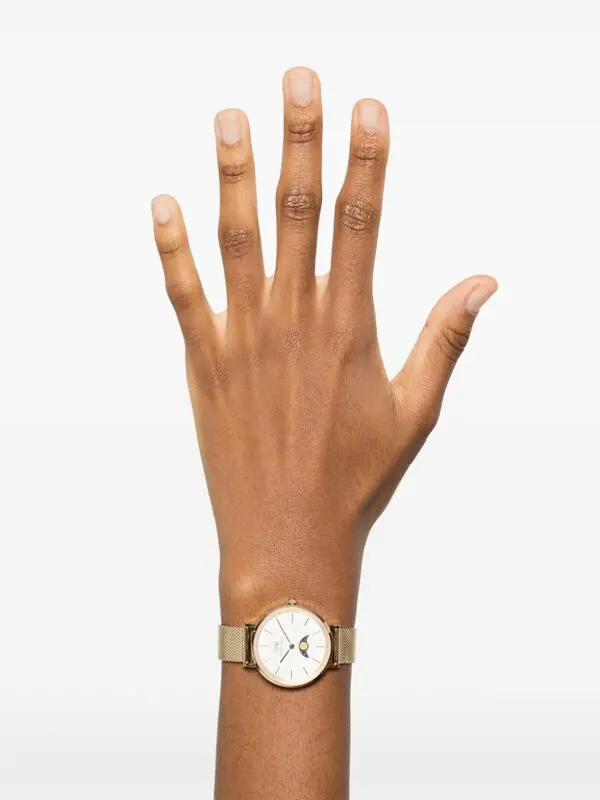 DANIEL WELLINGTON 32mm Evergold Watch - White