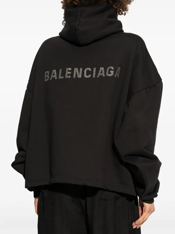 Balenciaga Logo-studded Hoodie