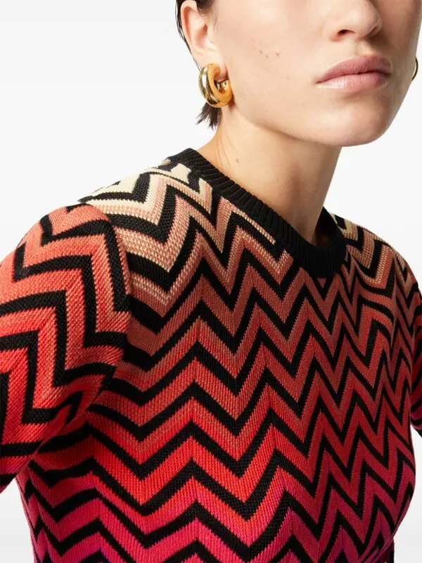 Missoni Chevron-pattern T-shirt