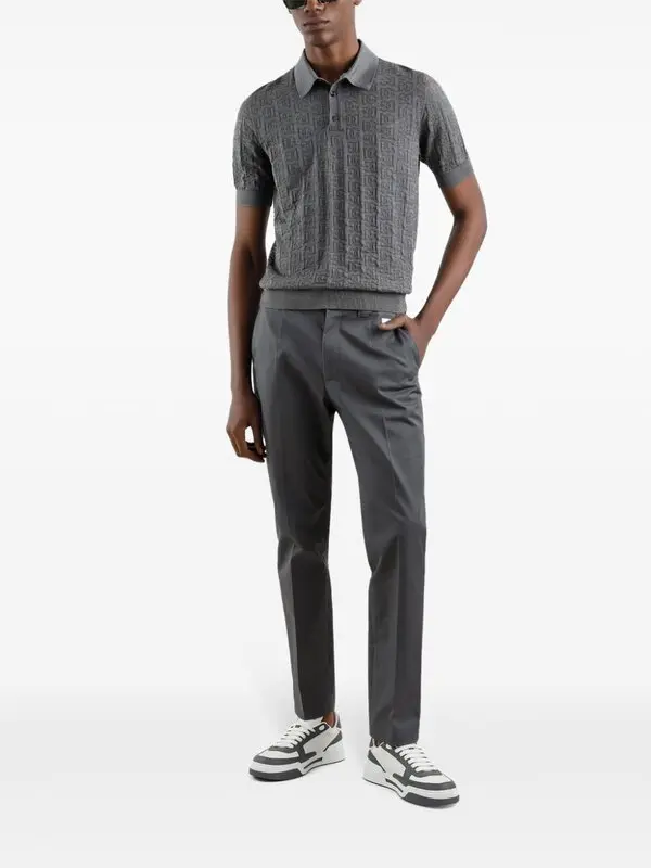 Dolce & Gabbana Logo-jacquard Polo Shirt