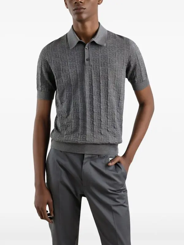 Dolce & Gabbana Logo-jacquard Polo Shirt