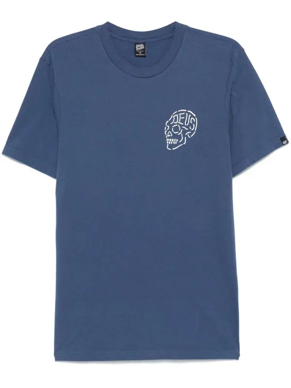 Deus Ex Machina Venice Skull T-shirt - Blue