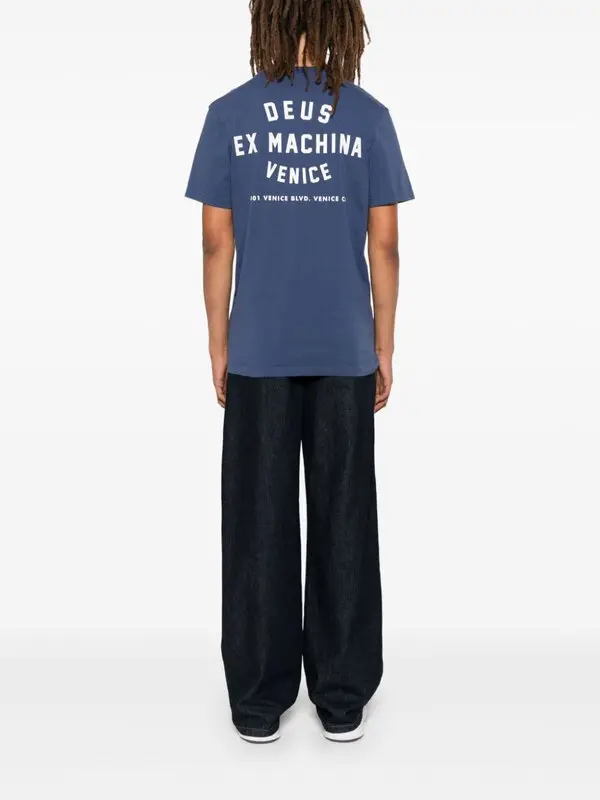 Deus Ex Machina Venice Skull T-shirt - Blue