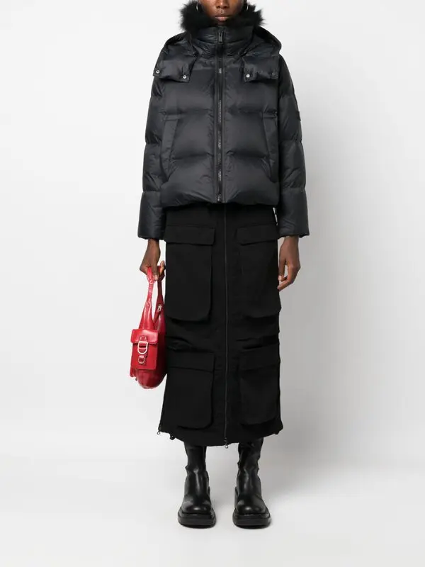 YVES SALOMON Detachable Hood Puffer Jacket