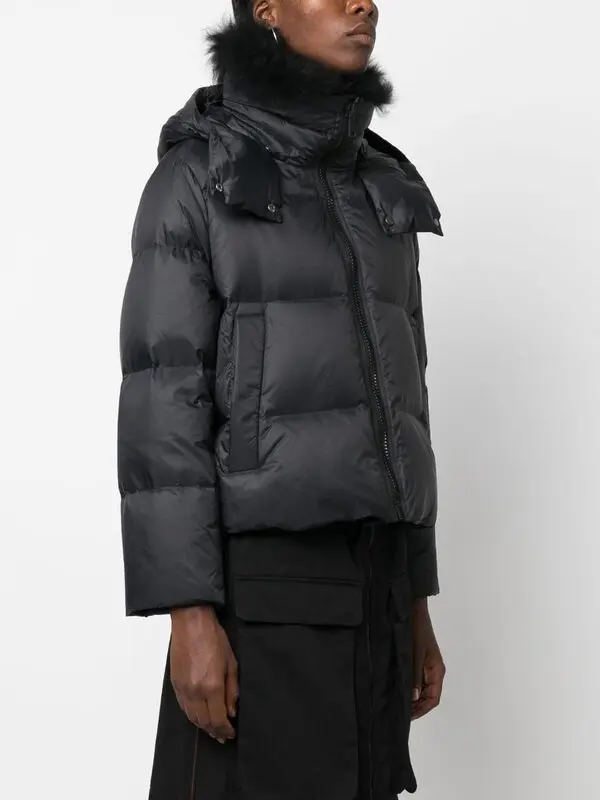 YVES SALOMON Detachable Hood Puffer Jacket