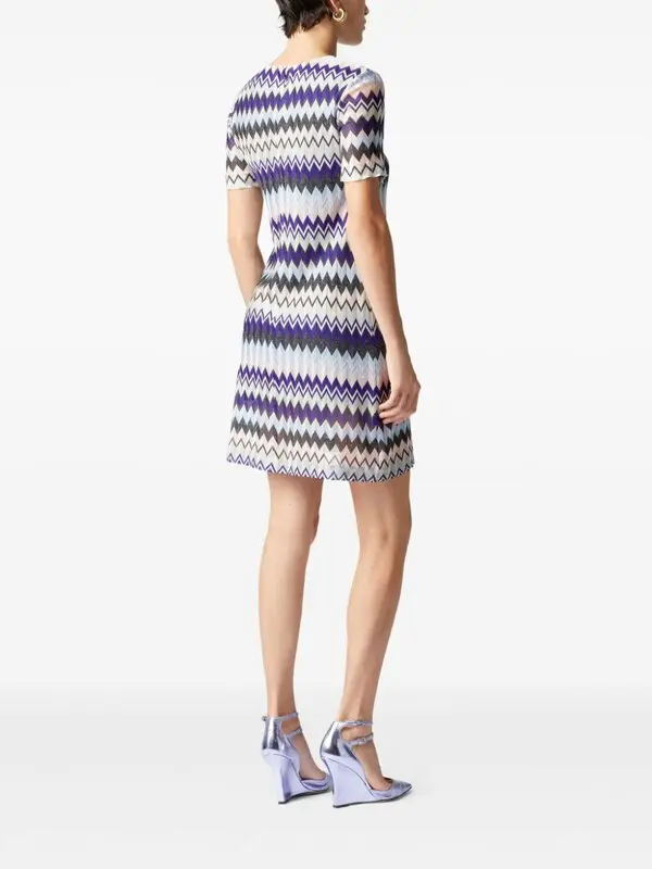 Missoni Zigzag-knit Mini Dress