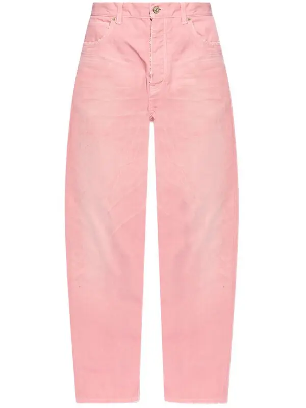 Balenciaga Wide-leg Jeans - Pink