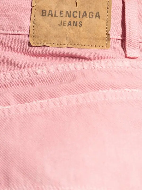 Balenciaga Wide-leg Jeans - Pink
