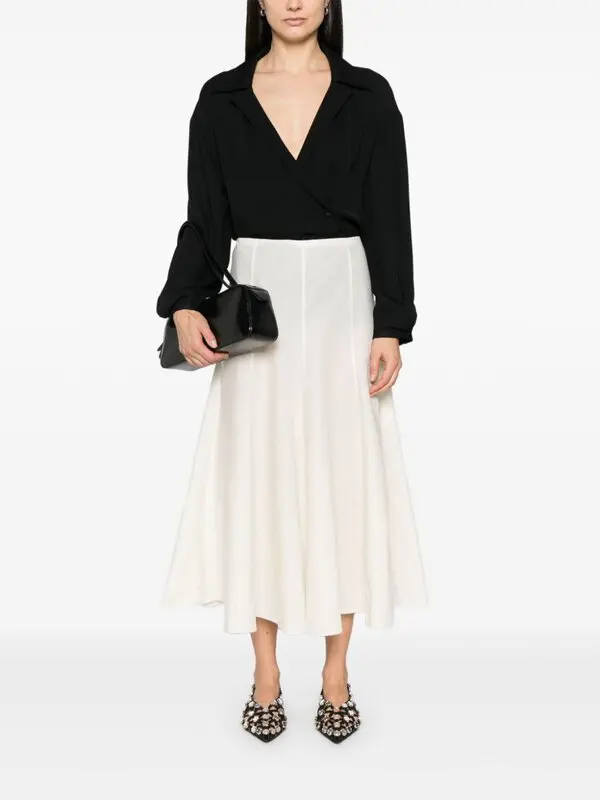 Khaite Lenno Midi Skirt