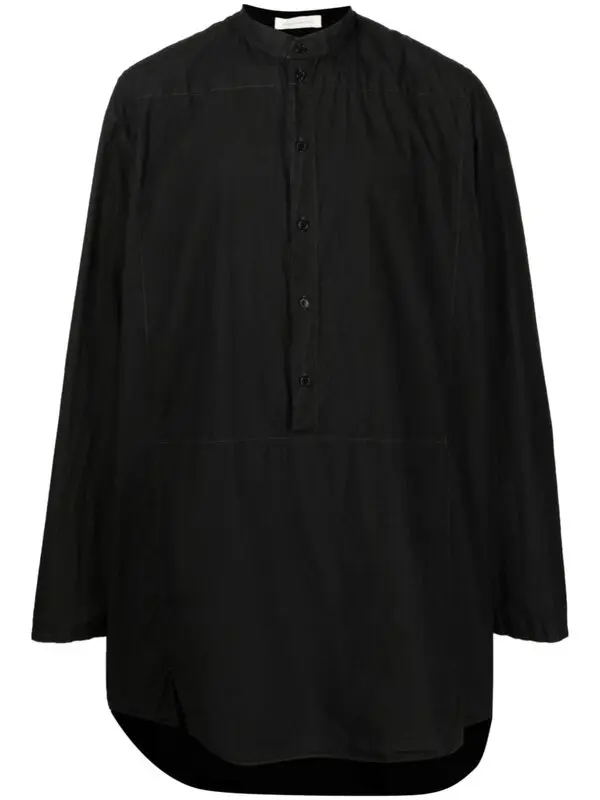 NICOLAS ANDREAS TARALIS Cotton Shirt - Black
