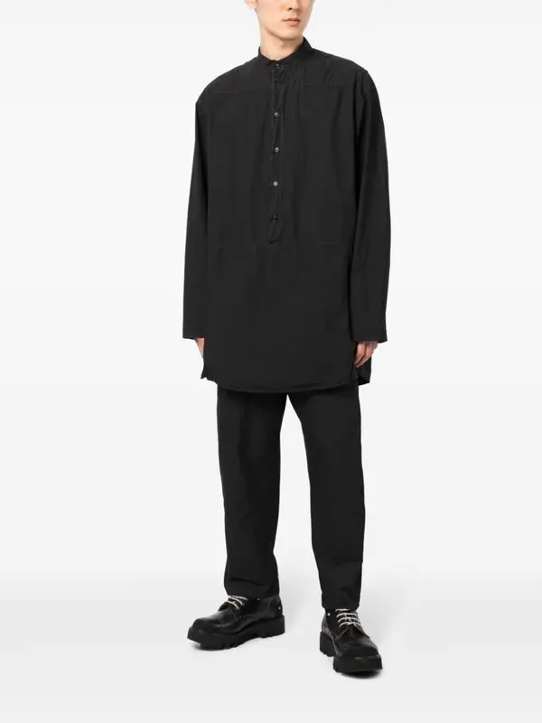 NICOLAS ANDREAS TARALIS Cotton Shirt - Black