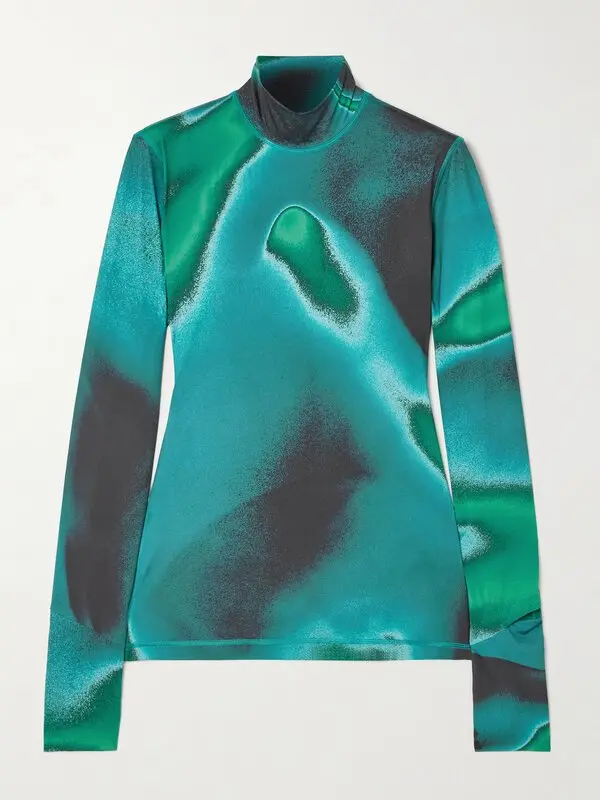 Aztech Mountain Next To Skin Printed Turtleneck Base Layer