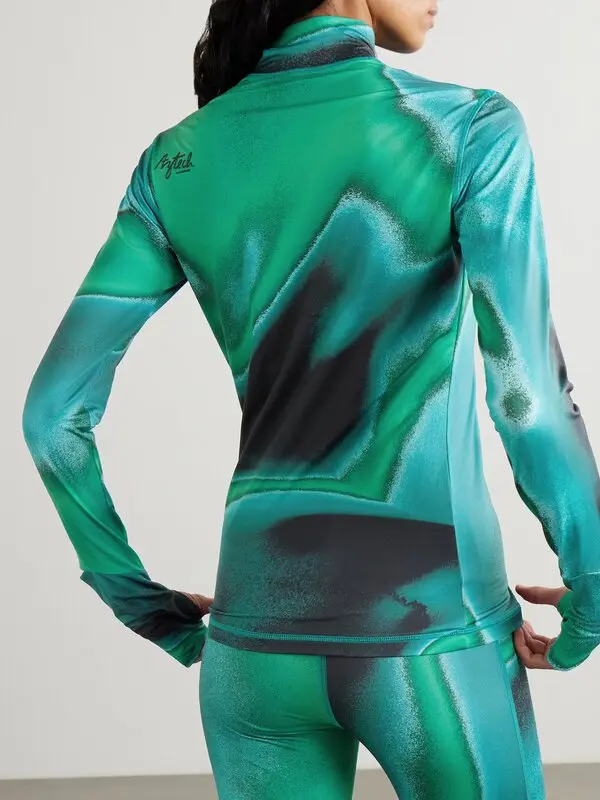 Aztech Mountain Next To Skin Printed Turtleneck Base Layer