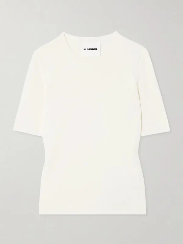 JIL SANDER Crepe T-shirt