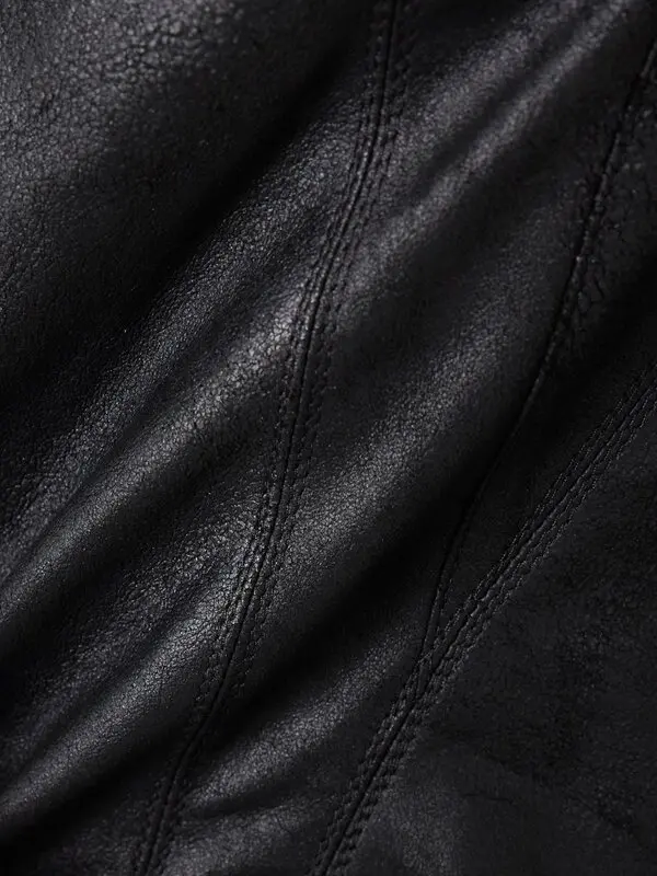 Rick Owens Naska Leather Biker Jacket