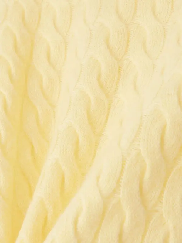 Altuzarra Milla Cable-knit Cashmere Sweater - Yellow
