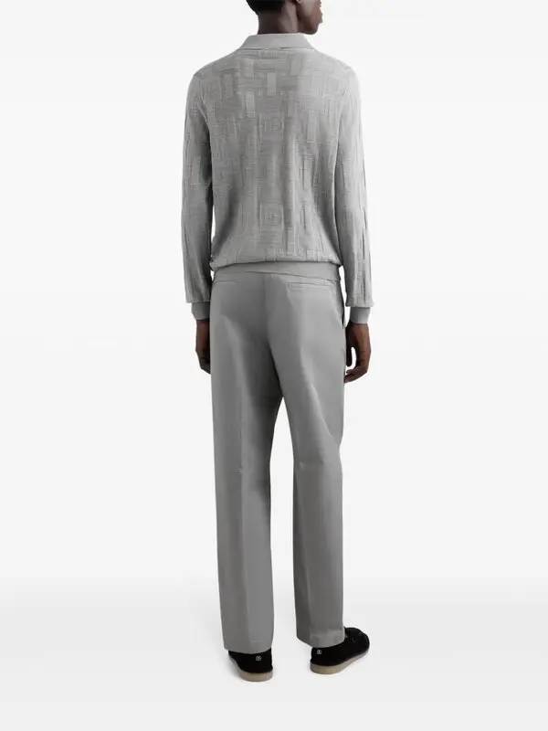 Dolce & Gabbana Fine-knit Polo Shirt
