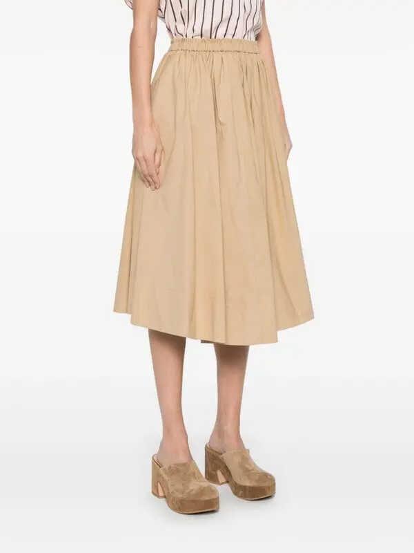 FORTE_FORTE Cotton Midi Skirt