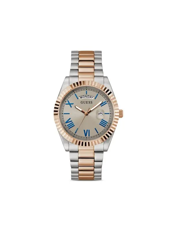 Guess 42mm Stainless Steel Bracelet Watch - Neutrals