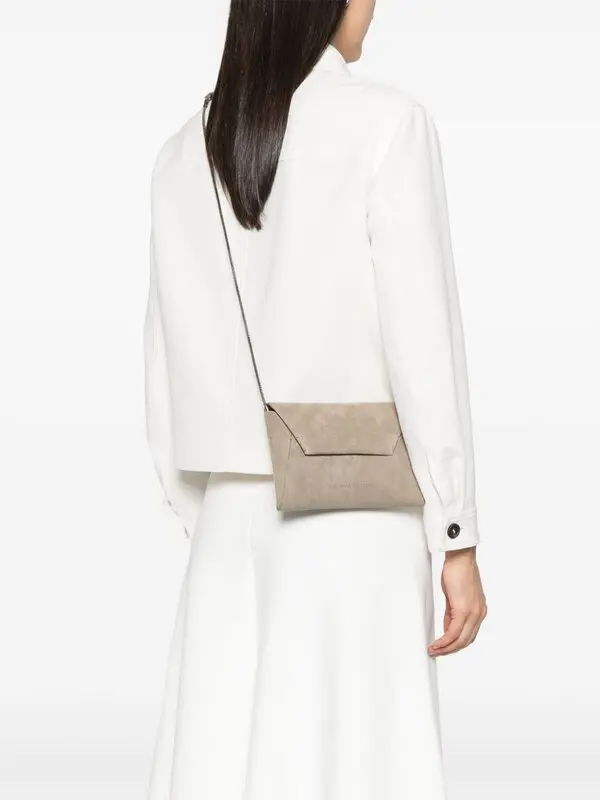 Brunello Cucinelli Suede Clutch - Grey