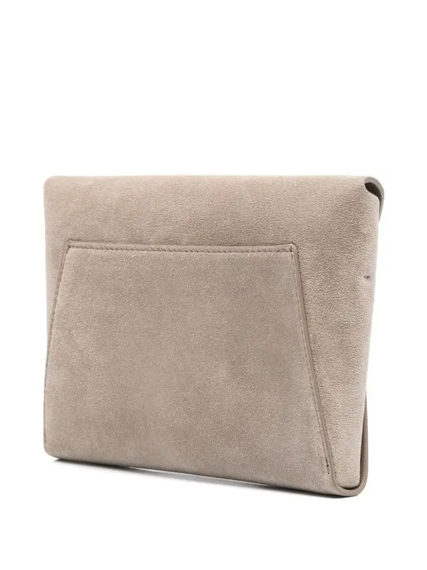 Brunello Cucinelli Suede Clutch - Grey