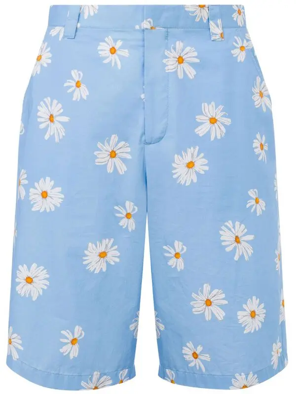 Moschino Printed Shorts - Blue