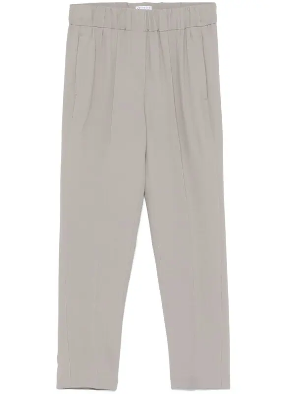 Brunello Cucinelli Crepe Trousers