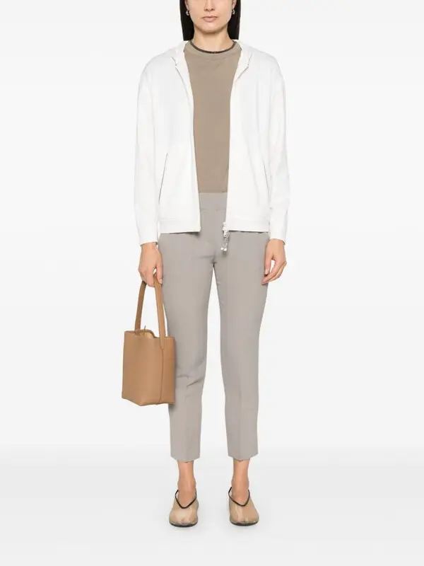 Brunello Cucinelli Crepe Trousers