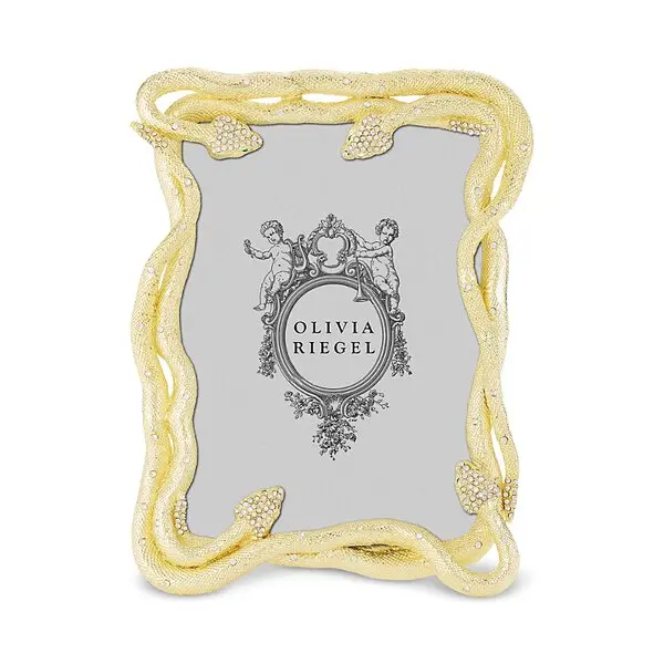 OLIVIA RIEGEL Serpentina 5 X 7 Frame - Gold