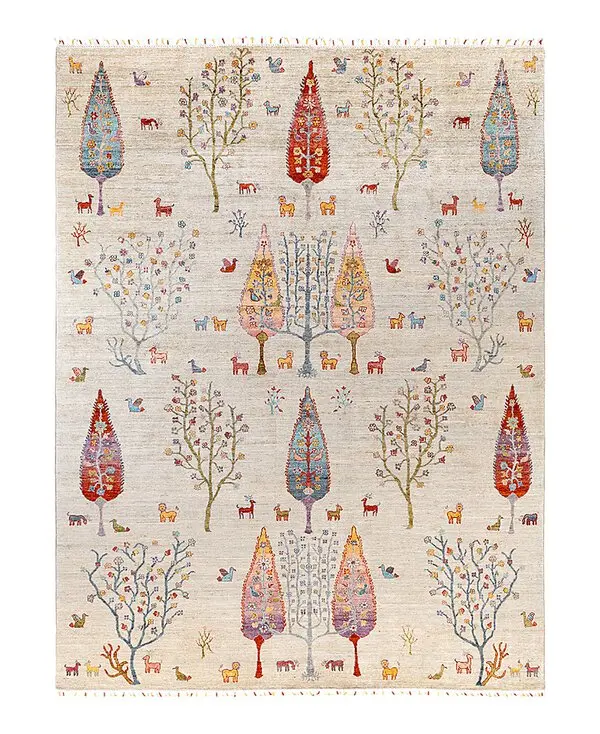 Bloomingdale'S Tribal M1999 Area Rug, 8'8 X 11'8 - Ivory