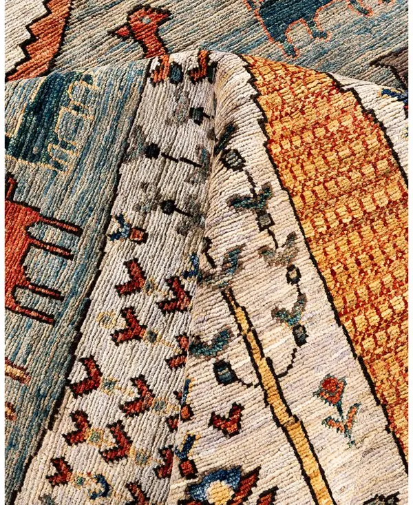 Bloomingdale'S Tribal M1999 Area Rug, 7'10 X 9'7