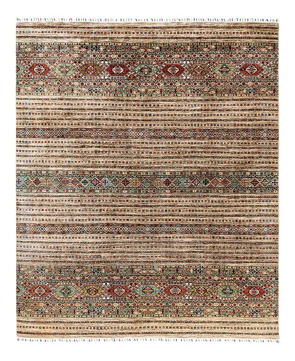 Bloomingdale'S Tribal M1999 Area Rug, 8'2 X 9'10 - Brown