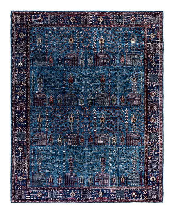 Bloomingdale'S Serapi M1999 Area Rug, 9'3 X 11'10 - Light/blue