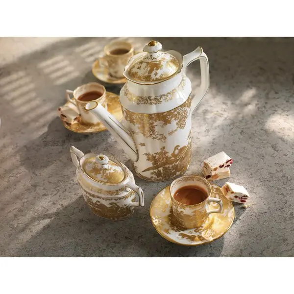 ROYAL CROWN DERBY Aves Covered Sugar Bowl