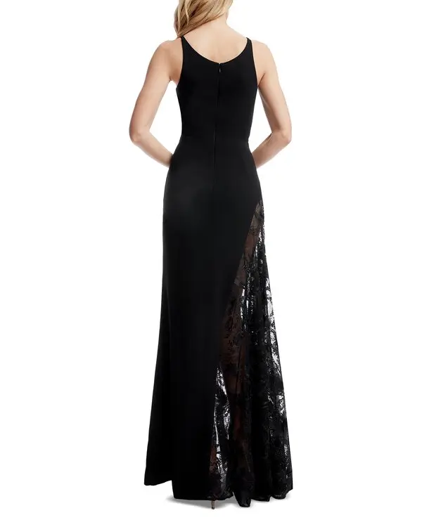 Dress The Population Gianna Lace Inset Gown