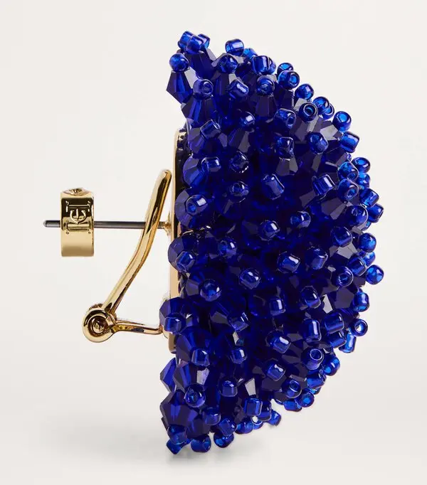Carolina Herrera Beaded Dome Earrings