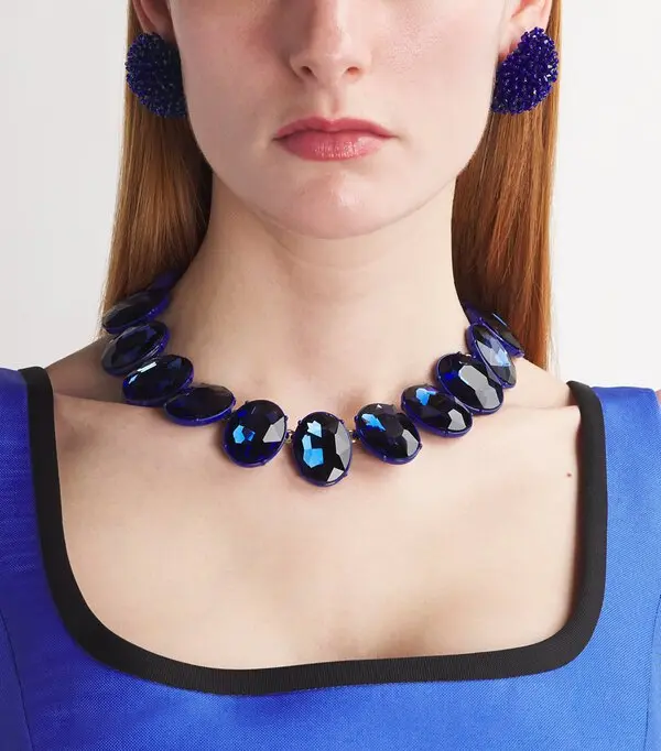 Carolina Herrera Beaded Dome Earrings