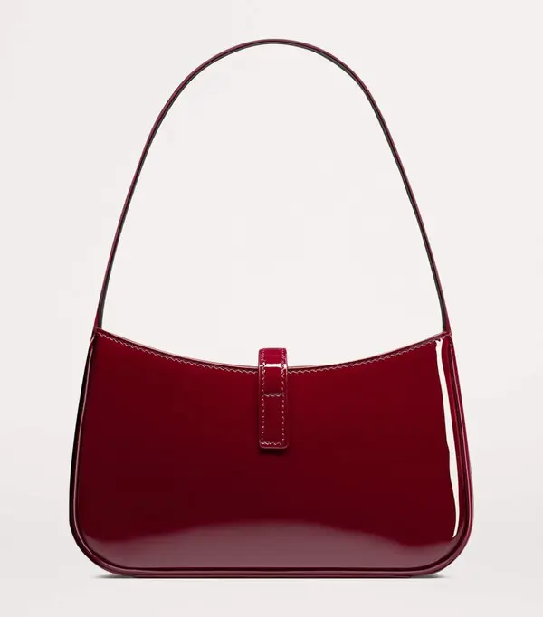 Saint Laurent Mini Patent Leather Le 5 À 7 Shoulder Bag - Red